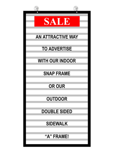 24" x 48" Vertical Board | Rainbow Sign Mfg.