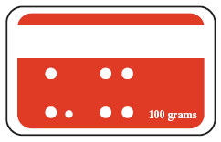 Deli Tag Sign (100g) | Rainbow Sign Mfg.