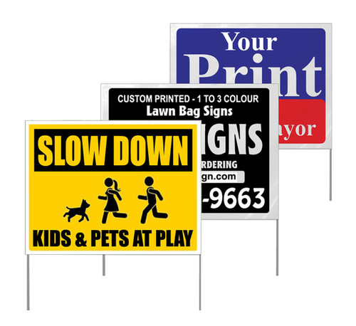 Bag Signs | Rainbow Sign Mfg.