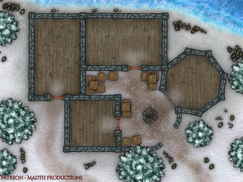 Santa's Workshop Battlemap | Madth Productions