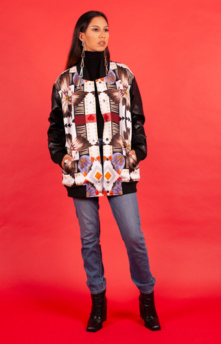 Shell, Quilled, Feathered jacket | jamieokuma