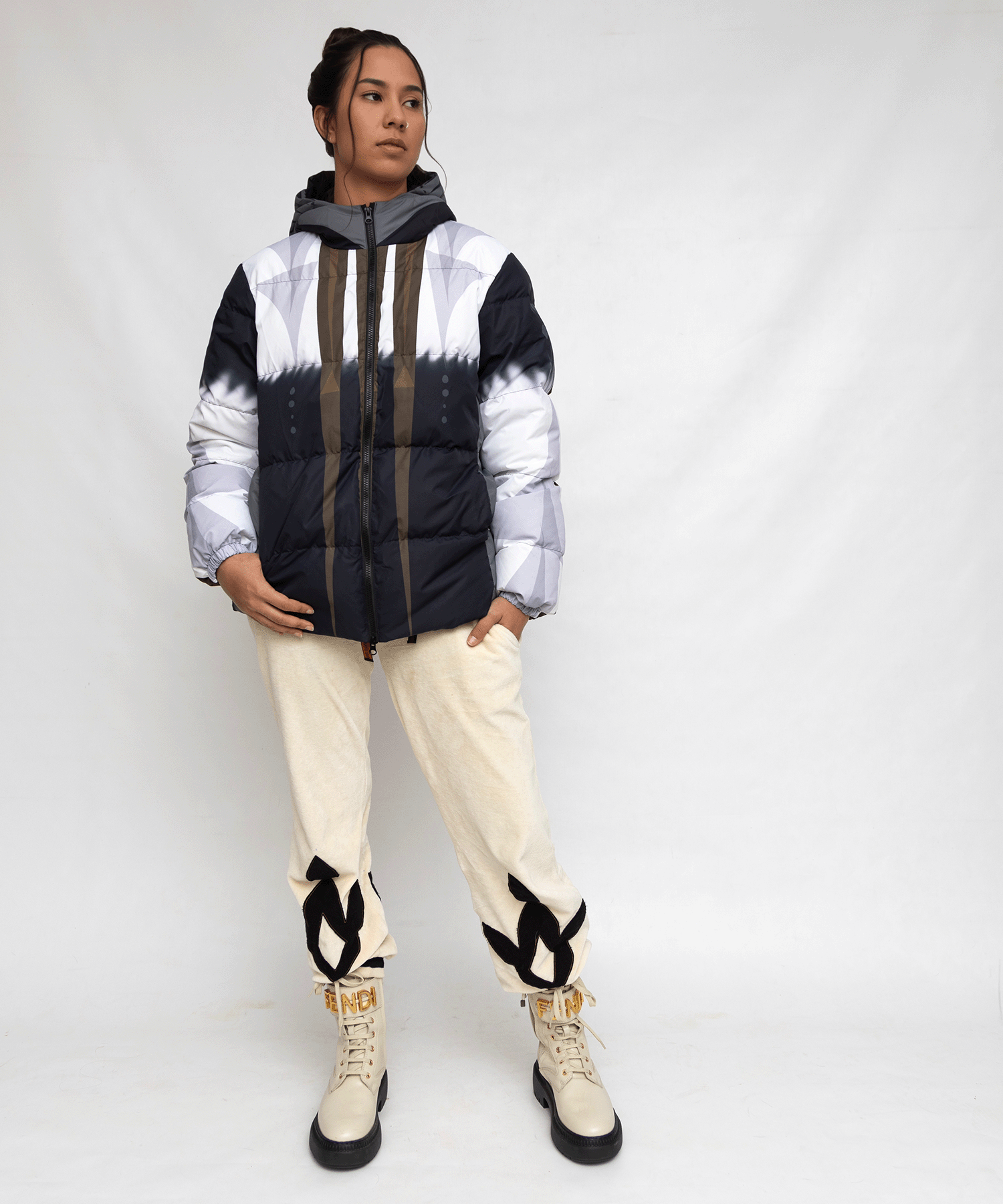 Down Save Selvage Puffer | jamieokuma