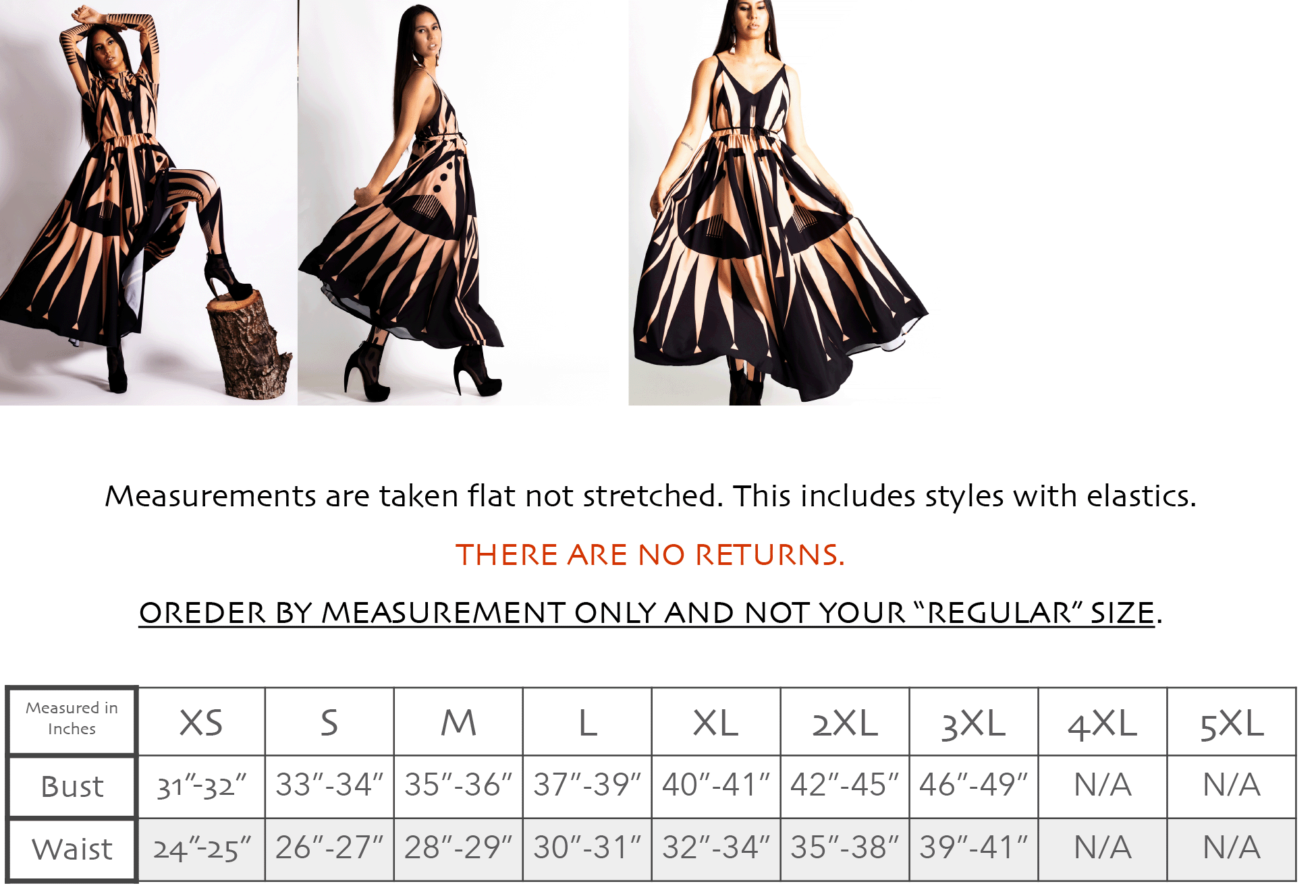Size Chart | jamieokuma