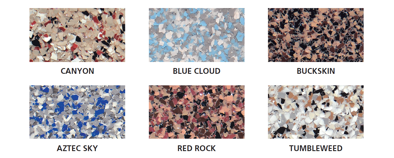 Sample Colors | Uhl Stonework & Epoxy Floors, LLC. | Raleigh, NC