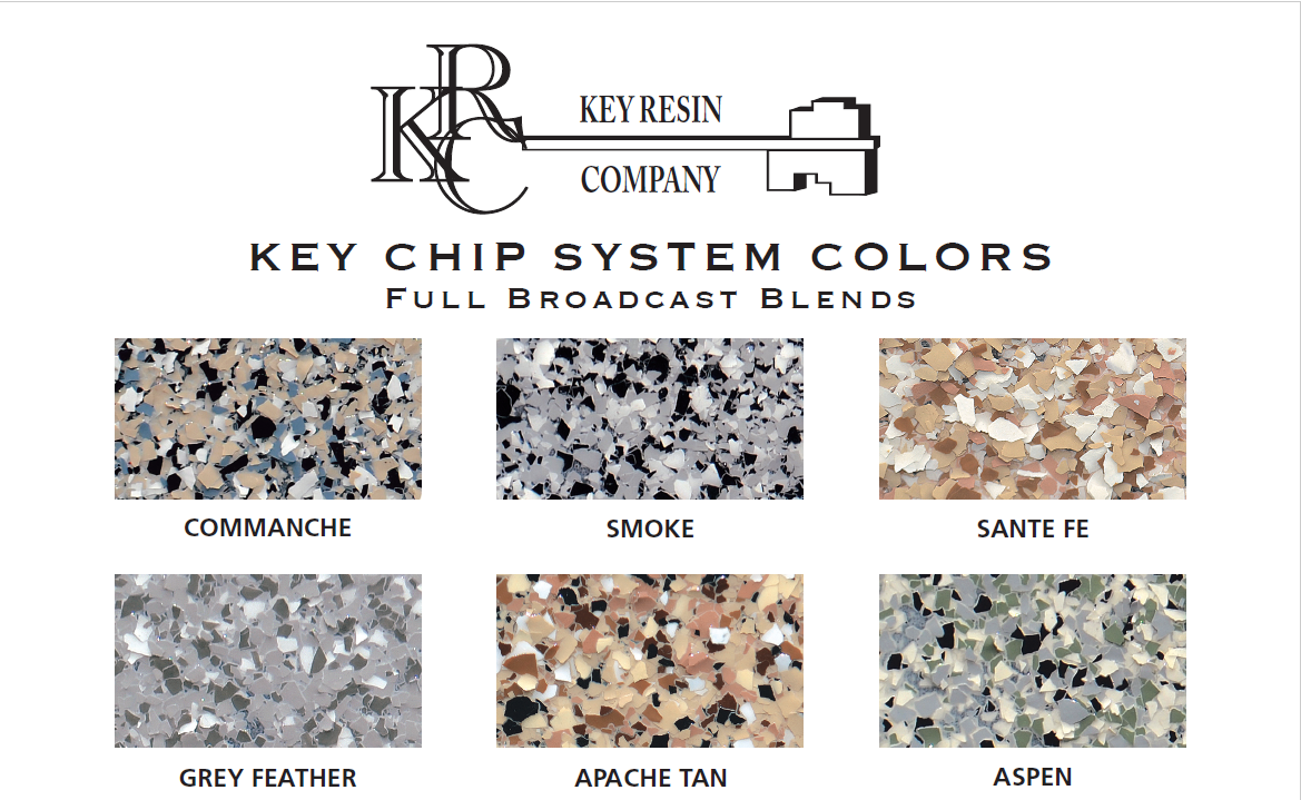 Sample Colors | Uhl Stonework & Epoxy Floors, LLC. | Raleigh, NC