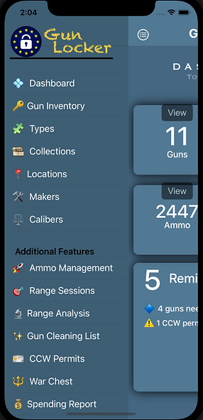 Guns Locker - Guns & Ammo Inventory App