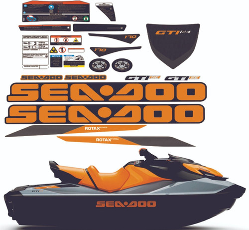 SEADOO GTI SE 170 2020 Graphics / Decal / Sticker Kit | KRP Signs ...