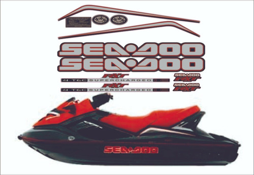 SEADOO RXT 215 2006 Graphics / Decal / Sticker Kit | KRP Signs & Graphics