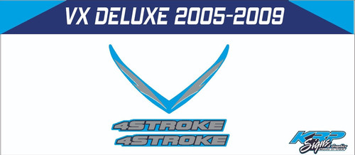 YAMAHA WAVERUNNER VX DELUXE 2005/2009 Graphics/Decal/Sticker Kit light ...
