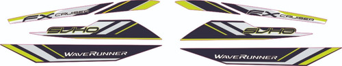 YAMAHA WAVERUNNER FX CRUISER SVHO 2019 Graphics / Decal / Sticker Kit ...