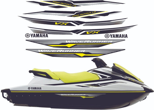 YAMAHA WAVERUNNER VX 2019 Graphics / Decal / Sticker Kit | KRP Signs ...