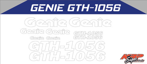 Genie GTH-1056 Vinyl Decal Set | KRP Signs & Graphics