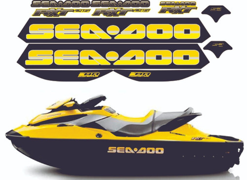 SEADOO RXT 215 2010 Graphics / Decal / Sticker Kit | KRP Signs & Graphics