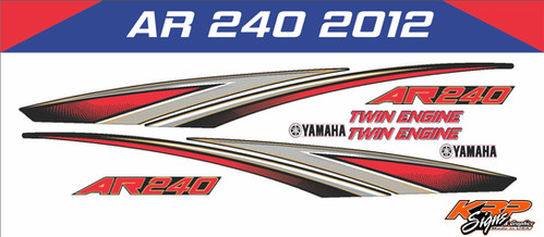Yamaha AR 240 2012 Graphics/ Decal / Sticker | KRP Signs & Graphics
