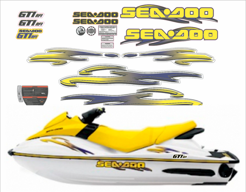 SEADOO GTI RFI 2005 Graphics / Decal / Sticker Kit | KRP Signs & Graphics