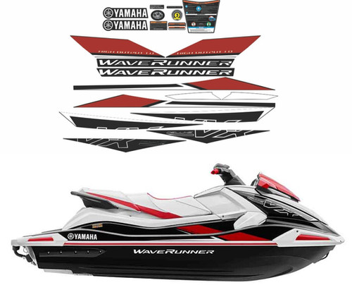 YAMAHA WAVERUNNER VX DELUXE HO 1.0 2021 Graphics / Decal / Sticker Kit ...