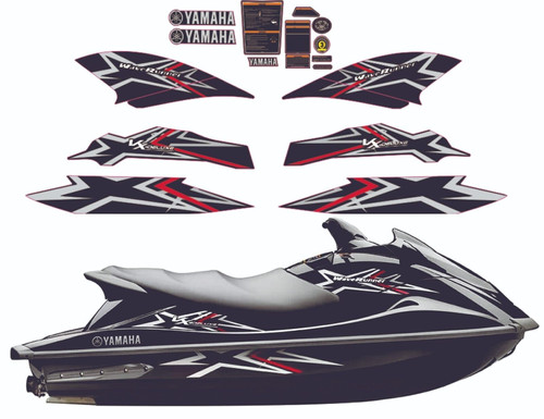 YAMAHA WAVERUNNER VX DELUXE 2010 Graphics / Decal / Sticker Kit | KRP ...