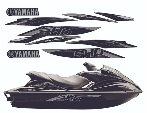 YAMAHA WAVERUNNER FX SHO CRUISER 2009 - 2011Graphics/ / Sticker Kit ...