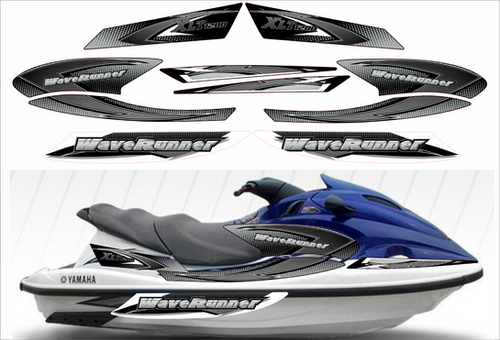 YAMAHA WAVERUNNER XLT 1200 2001- 2003 Graphics / Decal / Sticker Kit ...