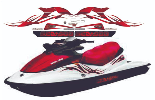 SEADOO GTI SE 130 2008 Graphics / Decal / Sticker Kit | KRP Signs ...