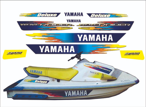 YAMAHA WAVERAIDER 1995 DELUXE Graphics / Decal / Sticker Kit | KRP ...