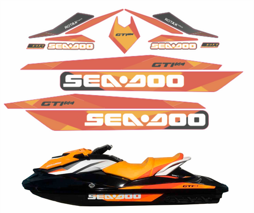 SEADOO GTI 155 SE 2018 Graphics / Decal / Sticker Kit | KRP Signs ...