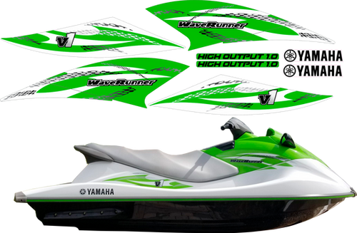 YAMAHA WAVERUNNER V1 2016 (Green) Graphics / Decal / Sticker Kit | KRP ...