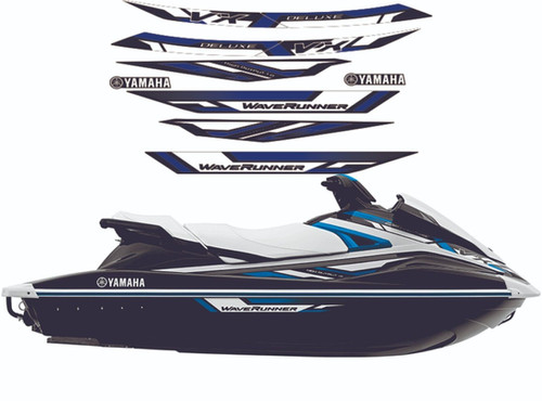 YAMAHA WAVERUNNER VX DELUXE 2019 HO 1.0 Graphics / Decal / Sticker Kit ...