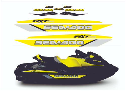 SEADOO RXT 215 2016 Graphics / Decal / Sticker Kit | KRP Signs & Graphics