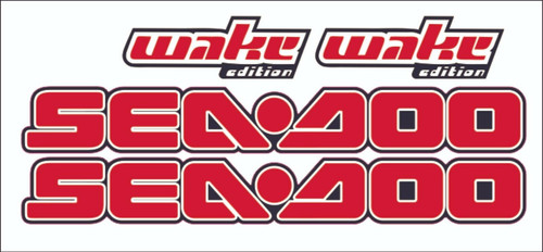 SEADOO WAKE EDITION 2006 hull decals only Graphics / Decal / Sticker ...