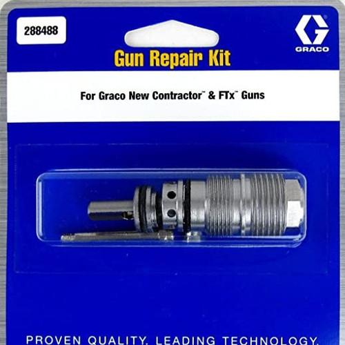 GRACO Airless Gun Repair Kit 288488 for Contractor & FTx Paint Spray ...