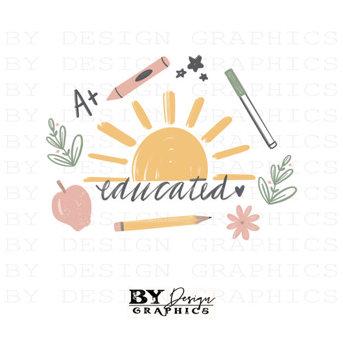 Educated PNG | BY Design Graphics