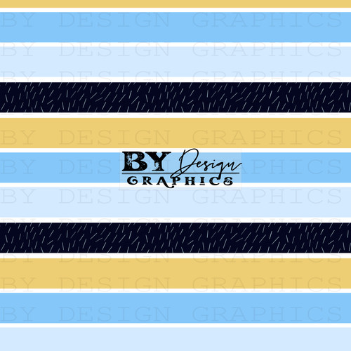 Blue Dog Stripes | BY Design Graphics