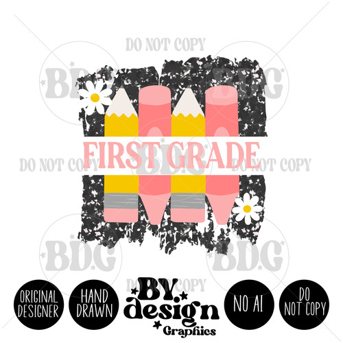 First Grade PNG | BY Design Graphics