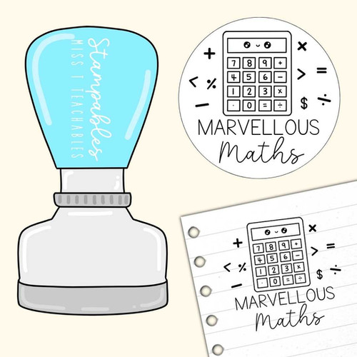 Marvellous Maths Teacher Stamp | Miss T Teachables
