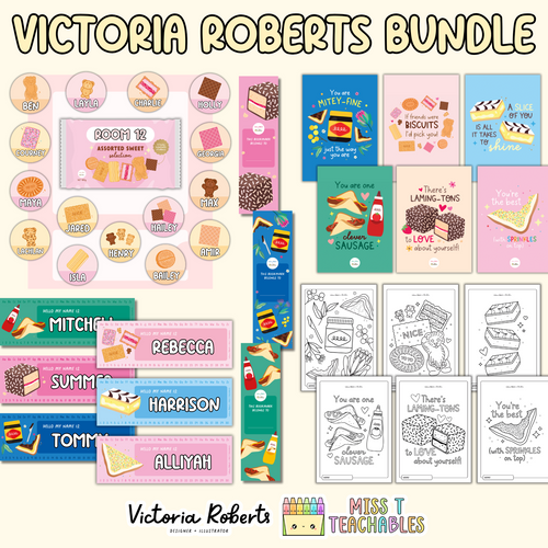 Victoria Roberts Resource Bundle (Victoria Roberts x Miss T Teachables ...