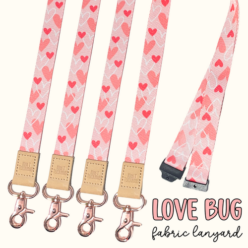 Love Bug Fabric Lanyard | Miss T Teachables