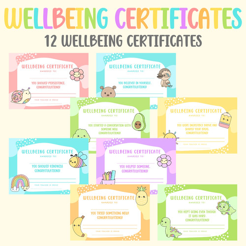 Digital Wellbeing Award Certificates | Miss T Teachables