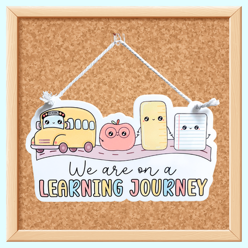 'We are on a Learning Journey' School Classroom Sign | Miss T Teachables