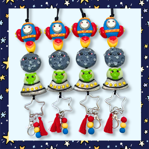 Outer Space Clay Lanyard | Miss T Teachables