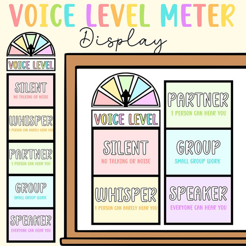 Digital Voice Level Meter | Miss T Teachables