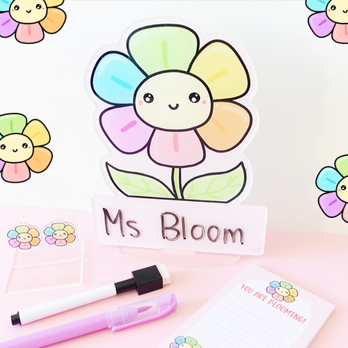 Flower Classroom Sign | Miss T Teachables