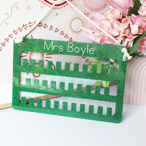 Emerald Horizontal Lanyard Organiser | Miss T Teachables