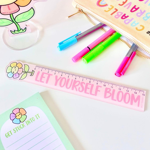 Let Yourself Bloom Ruler | Miss T Teachables