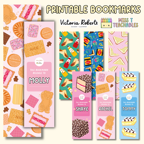 Editable Bookmarks (Victoria Roberts x MTT) | Miss T Teachables