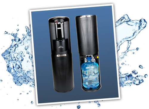 Storm Commercial Grade Bottom Load Water Cooler: Black | Icy Mountain Water