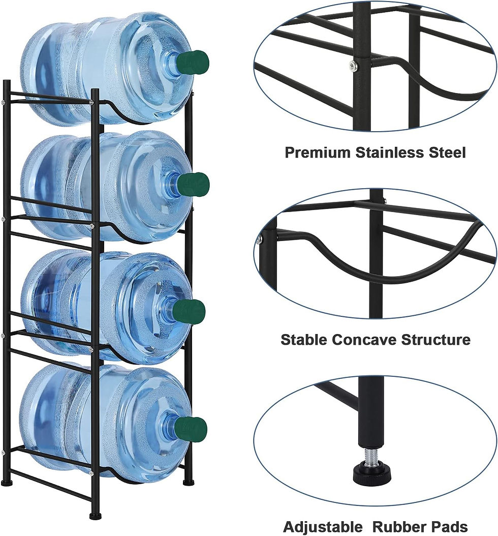 Four Bottle Metal Rack | Icy Mountain Water
