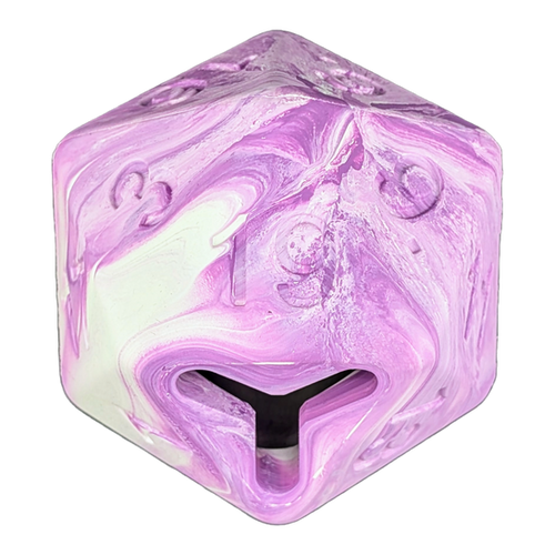 Psionic Blast Barbarian Strength Treat-Dispensing D20 | Pawlymorph Pet Toys