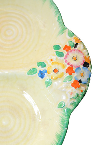 Preloved Trefoil Plate, Crown Devon Garden Path Crockery, English ...