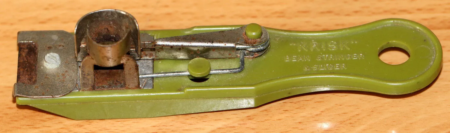 Preloved Krisk Bean Stringer and Slicer, Vintage Australian utensils ...